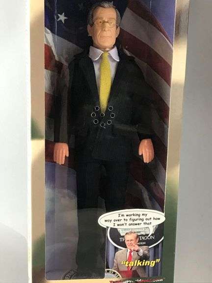 Talking Presidents Donald Rumsfeld talking action figure - Matthew ...