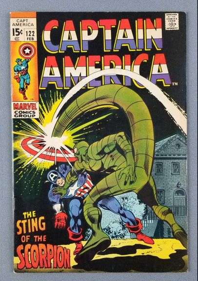 Marvel Comics Captain America No. 122 comic book - Matthew Bullock ...