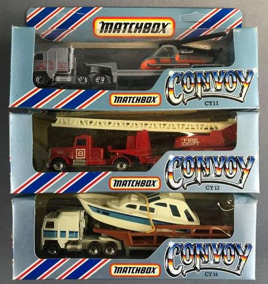Group of 3 Matchbox Convoy die-cast vehicle sets - Matthew Bullock ...