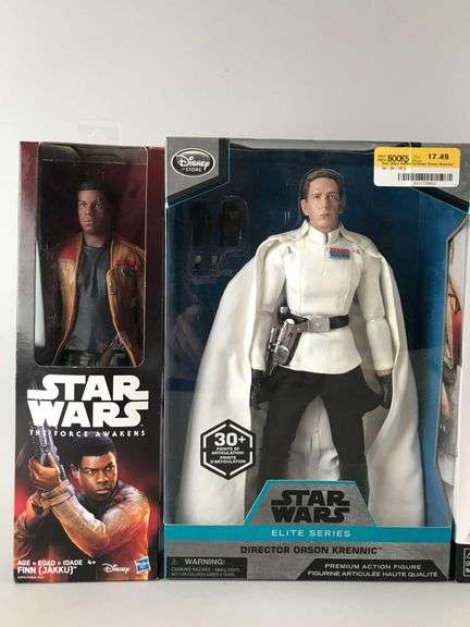 Group of 3 Disney/Hasbro Star Wars action figures - Matthew Bullock ...