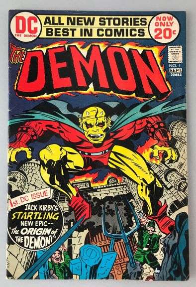 DC Comics The Demon No. 1 comic book - Matthew Bullock Auctioneers