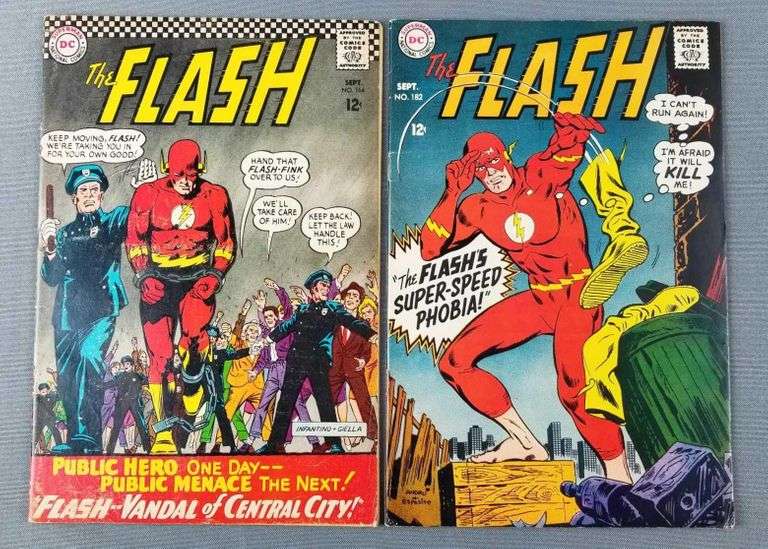 DC Comics The Flash comic books - Matthew Bullock Auctioneers