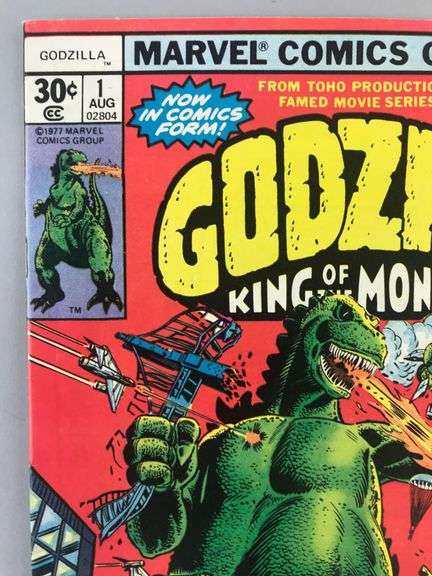 Marvel Comics Godzilla No. 1 comic book - Matthew Bullock Auctioneers