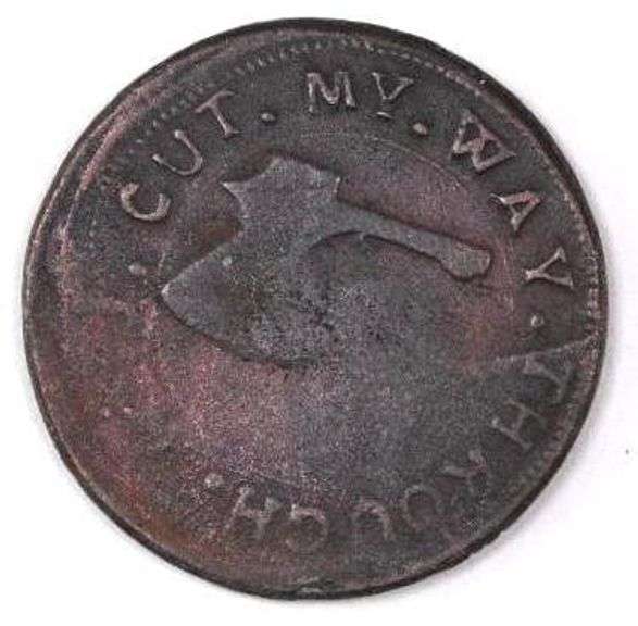 Becker Re-Issue 1737 Higley 3p Copper Colonial Coin - Matthew Bullock ...