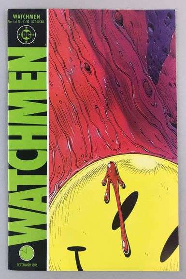 DC Comics Watchmen No. 1 comic book - Matthew Bullock Auctioneers