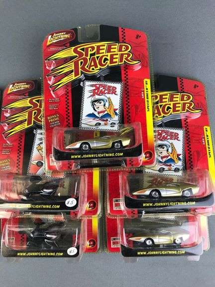 Group of 10 Speed Racer Die Cast Vehicles - Matthew Bullock Auctioneers