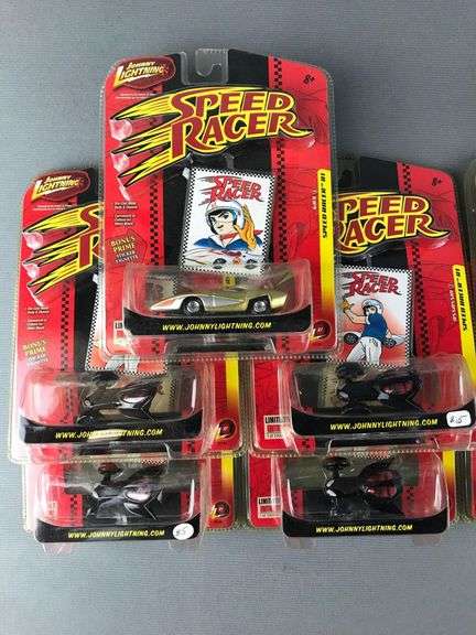 Group of 10 Speed Racer Die Cast Vehicles - Matthew Bullock Auctioneers
