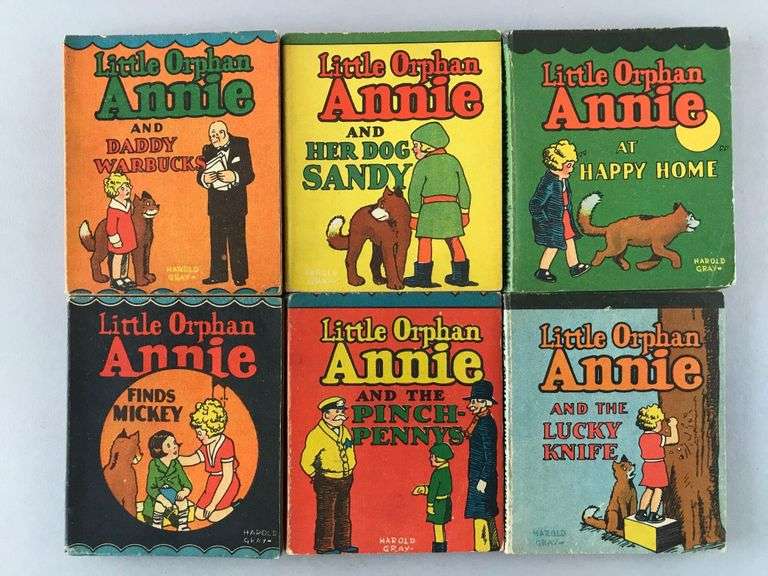 Group of 6 1934 Wee Little Books Little Orphan Annie books - Matthew ...