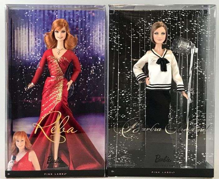 Group of 2 Pink Label Barbie fashion dolls - Matthew Bullock Auctioneers