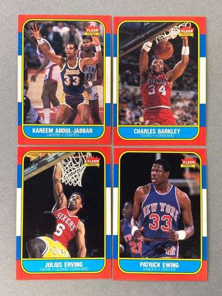 1986 Fleer Basketball Cards and Stickers Near complete Set - Matthew ...