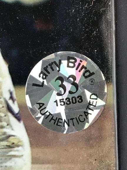 Larry Bird Signed Photo - Matthew Bullock Auctioneers