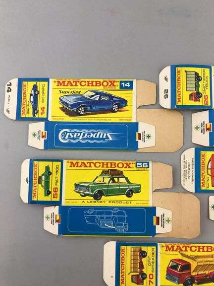 Group of 5 Matchbox F Type Boxes - Matthew Bullock Auctioneers