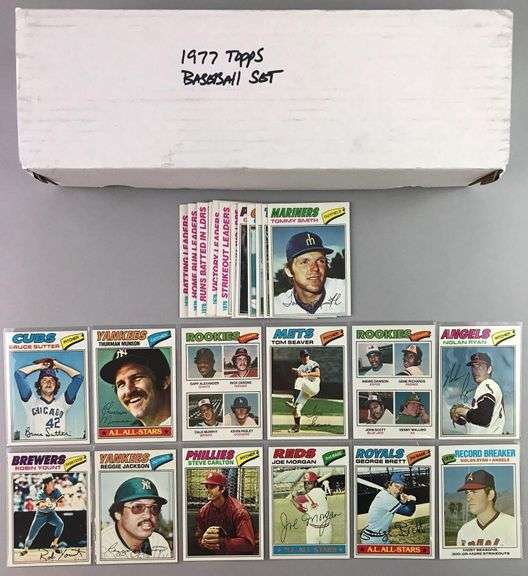 1977 Topps Baseball High End Set - Matthew Bullock Auctioneers