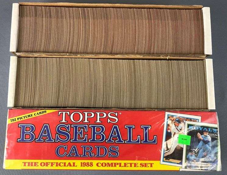 Group of 3 Topps Baseball Card Sets - Matthew Bullock Auctioneers