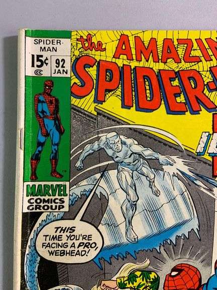 Marvels The Amazing Spider-Man No. 92 comic book - Matthew Bullock ...