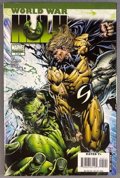 Marvel Comics World War Hulk No. 5 comic book - Matthew Bullock Auctioneers