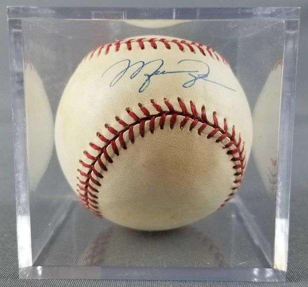Signed Michael Jordan baseball - Matthew Bullock Auctioneers