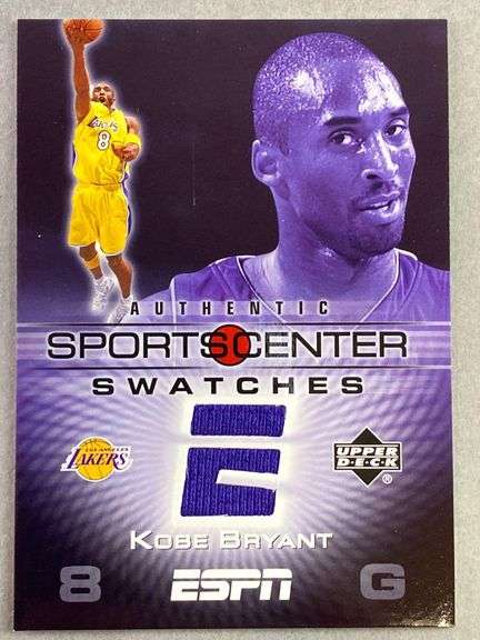 2005 Upper Deck Kobe Bryant SCS-KB Card - Matthew Bullock Auctioneers