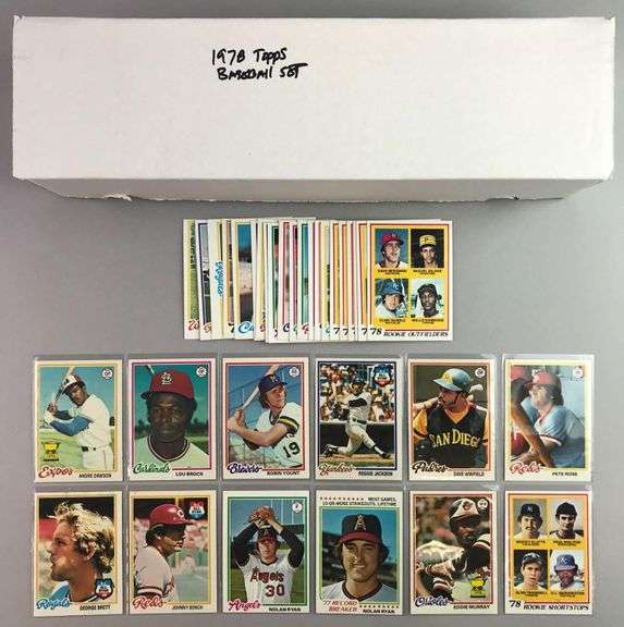 1978 Topps Baseball High End Set - Matthew Bullock Auctioneers