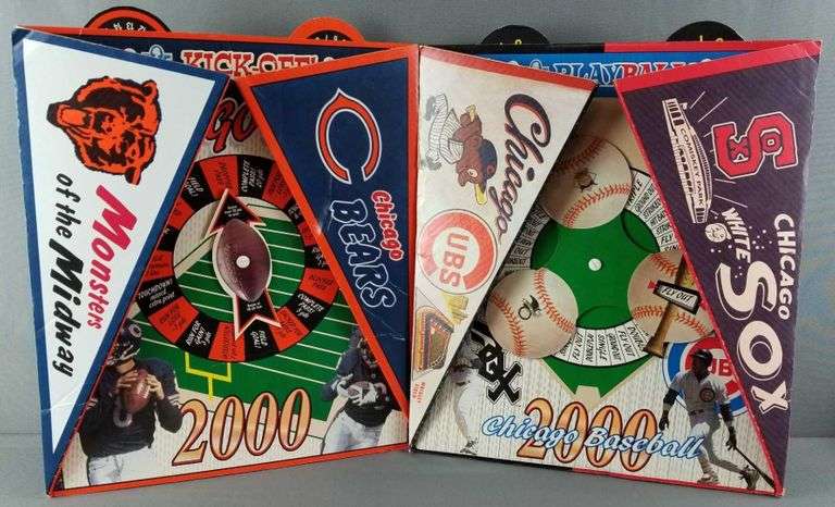 2 cardboard sports spinner games - Matthew Bullock Auctioneers