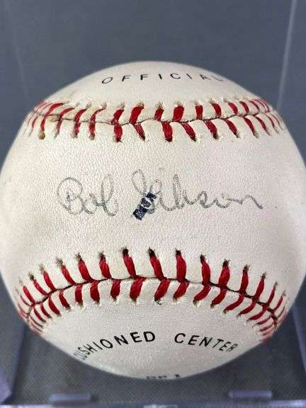 Bob Gibson Signed Baseball - Matthew Bullock Auctioneers