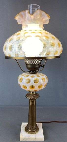 Fenton Coin Dot lamp - Matthew Bullock Auctioneers