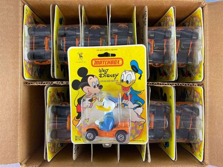Full shipping box of Matchbox Walt Disney die-cast vehicles - Matthew ...