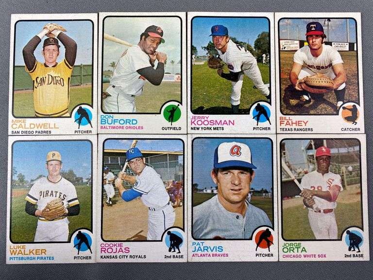 Group of 1973 Topps Baseball Trading Cards - Matthew Bullock Auctioneers