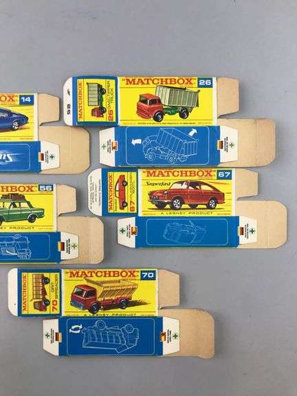 Group of 5 Matchbox F Type Boxes - Matthew Bullock Auctioneers