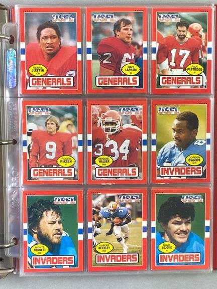 1985 Topps USfL Complete Set - Matthew Bullock Auctioneers