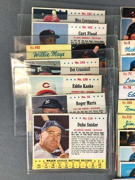 Group of Post and Jello Baseball Cards - Matthew Bullock Auctioneers