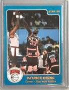1986 Star Basketball Patrick Ewing Rookie Card - Matthew Bullock ...