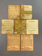 Group of 7 1930s-1940s Baseball Cards - Matthew Bullock Auctioneers