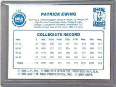 1986 Star Basketball Patrick Ewing Rookie Card - Matthew Bullock ...