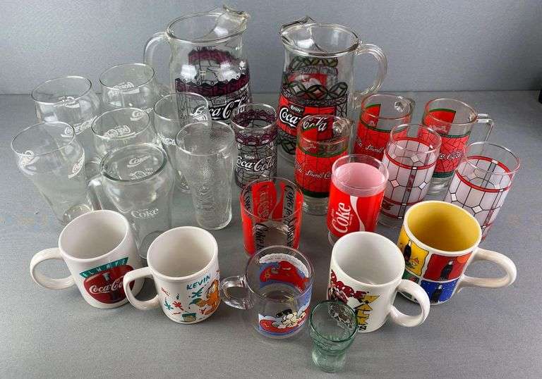 Group of Coca Cola Cups - Matthew Bullock Auctioneers
