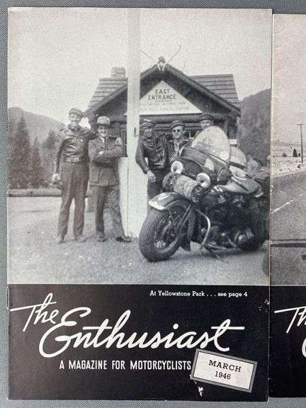 Group of 3 Harley Davidson Motorcycle The Enthusiast Magazines ...