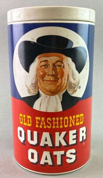 Old Fashioned Quaker Oats Cookie Jar - Matthew Bullock Auctioneers