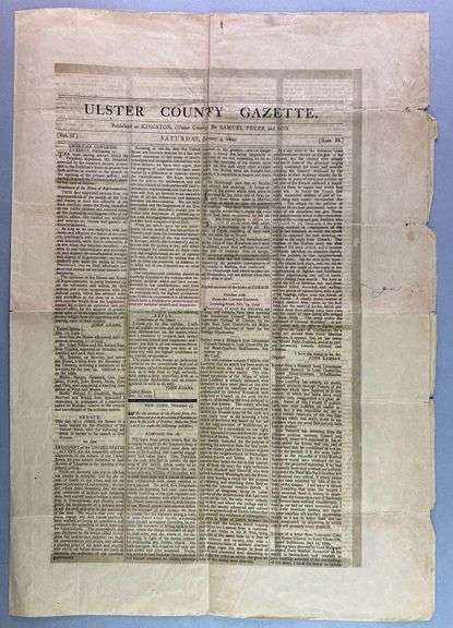 Vintage Reprinted Newspaper Featuring George Washington Death and ...