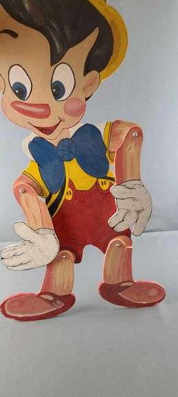 Wood articulated Pinocchio - Matthew Bullock Auctioneers