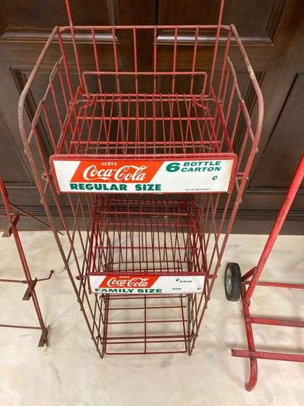 Vintage Coca Cola Bottle Store Display Rack - Matthew Bullock Auctioneers