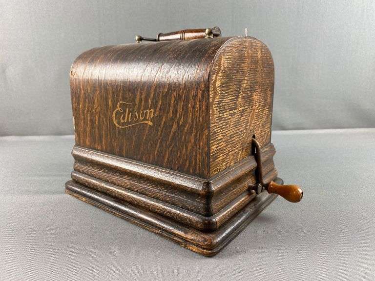 Thomas Edison Gem Cylinder Phonograph - Matthew Bullock Auctioneers