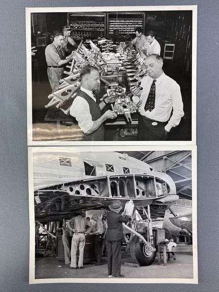 Group of 7 WWII Production Factory Photographs - Matthew Bullock ...