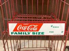 Vintage Coca Cola Bottle Store Display Rack - Matthew Bullock Auctioneers