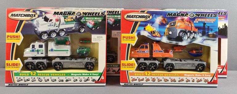 Group of 4 Matchbox Magna Wheels sets - Matthew Bullock Auctioneers