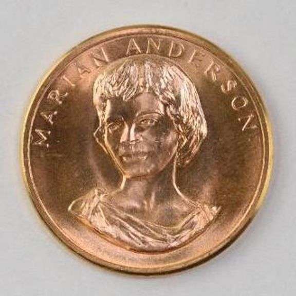 1980 Marian Anderson American Arts Commemorative Series 1/2oz. Fine ...