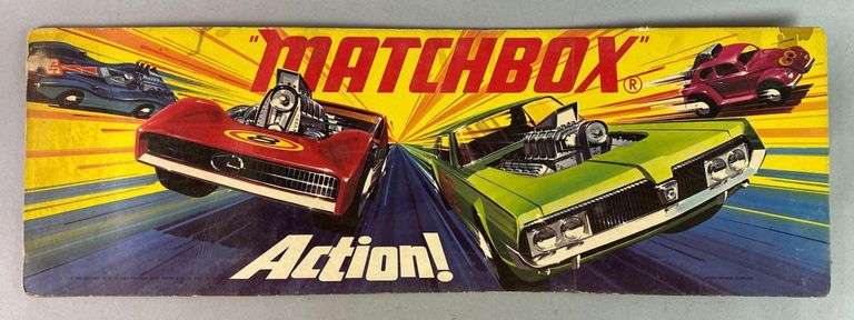 1972 Matchbox Action Advertising Marquee - Matthew Bullock Auctioneers