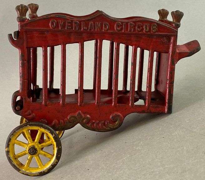 Kenton Antique Cast Iron Overland Circus Cage Wagon - Matthew Bullock ...