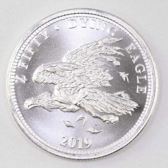 2019 Zombucks Currency of the Apocalypse 1oz. .999 Fine Silver ...