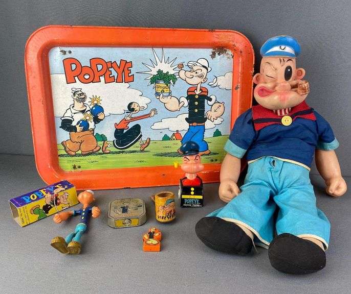 Group of Popeye Items - Matthew Bullock Auctioneers