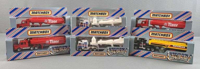 Group of 15 Matchbox Convoy die cast trucks - Matthew Bullock Auctioneers